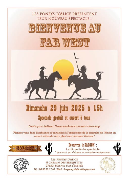 Les Poneys d'Alice à Mesnil Sur L'Estrée : Bienvenue au Far West • Le ...